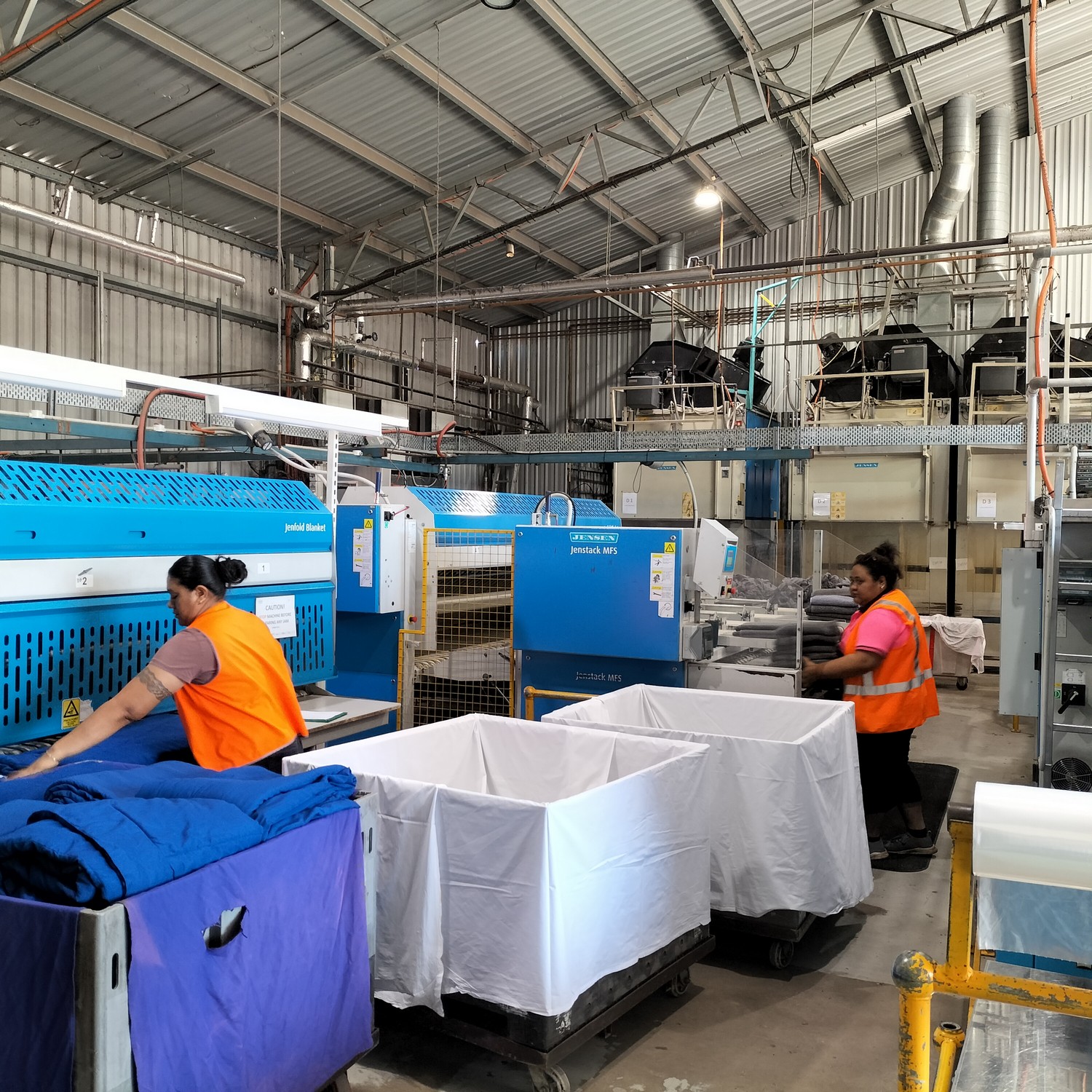 What hygiene standards should a commercial laundry meet for mining and ...